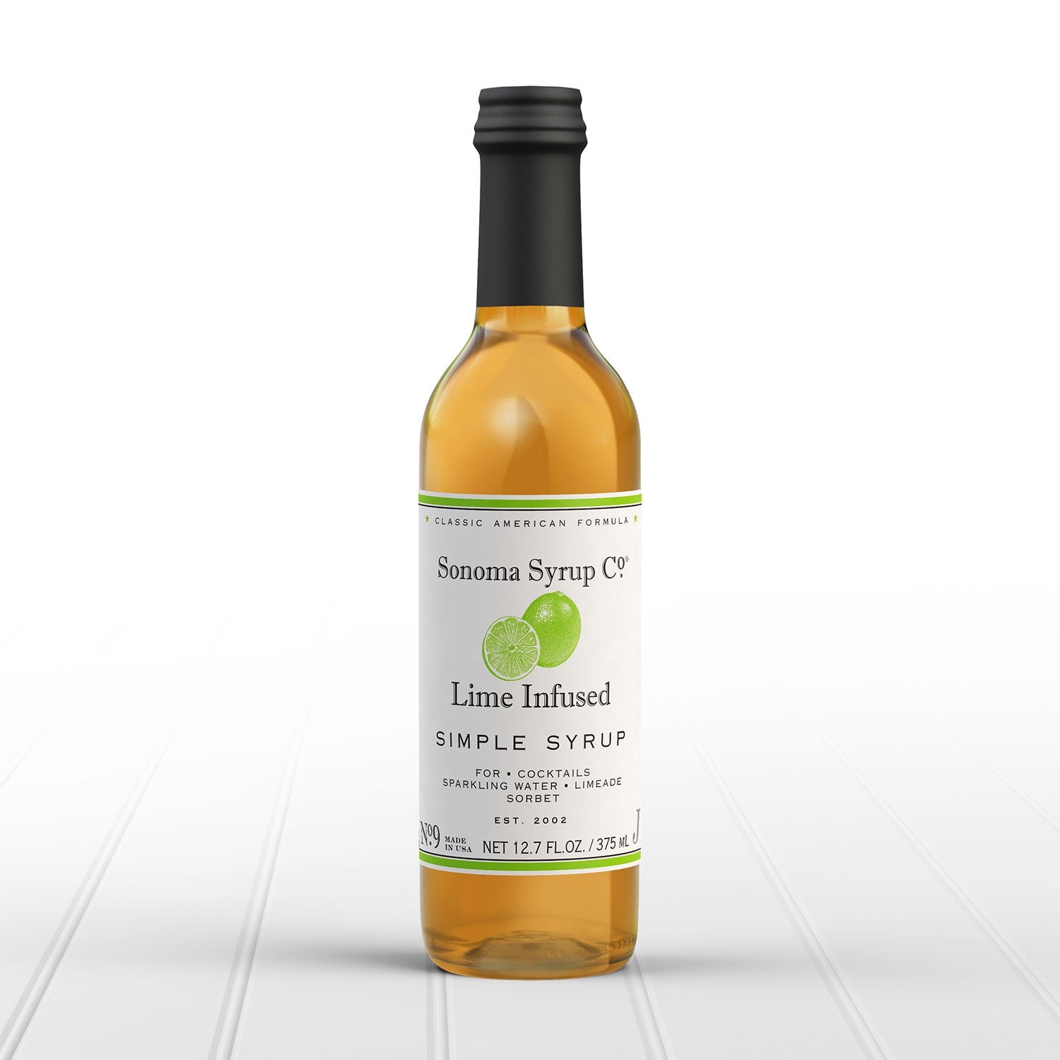 Sonoma Syrup Lime Infused Simple Syrup 375ml – BeverageWarehouse