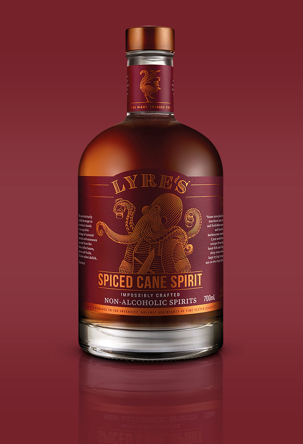 Lyre's Spiced Cane Spirit, Australia 700ml – BeverageWarehouse