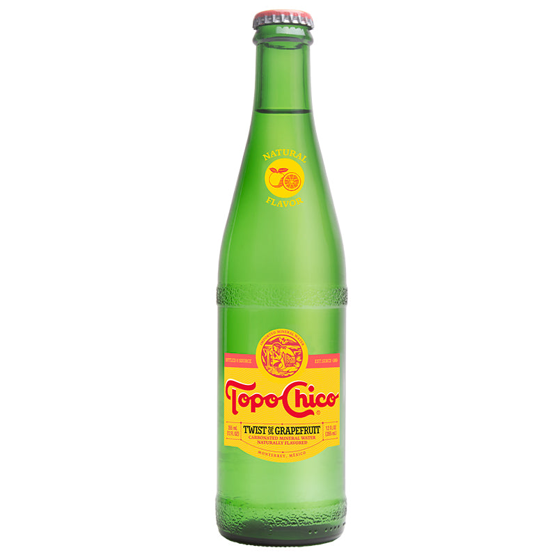 Topo Chico Grapefruit Mineral Water, 12 fl oz (Pack of 24) – BeverageWarehouse