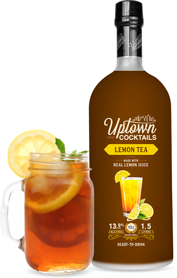 Uptown Cocktails Lemon Tea 1.5L (Pack of 6) – BeverageWarehouse