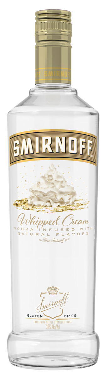 whipped cream vodka smirnoff
